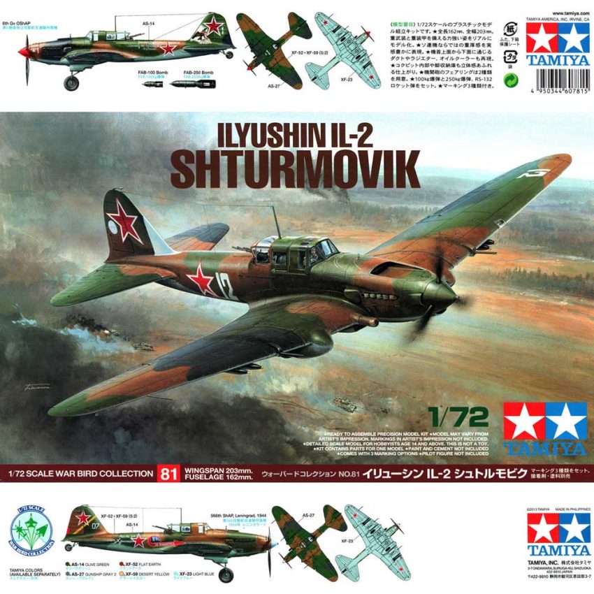 Tamiya 60781 Ilyushin IL-2 Shturmovik – AMT Modellismo