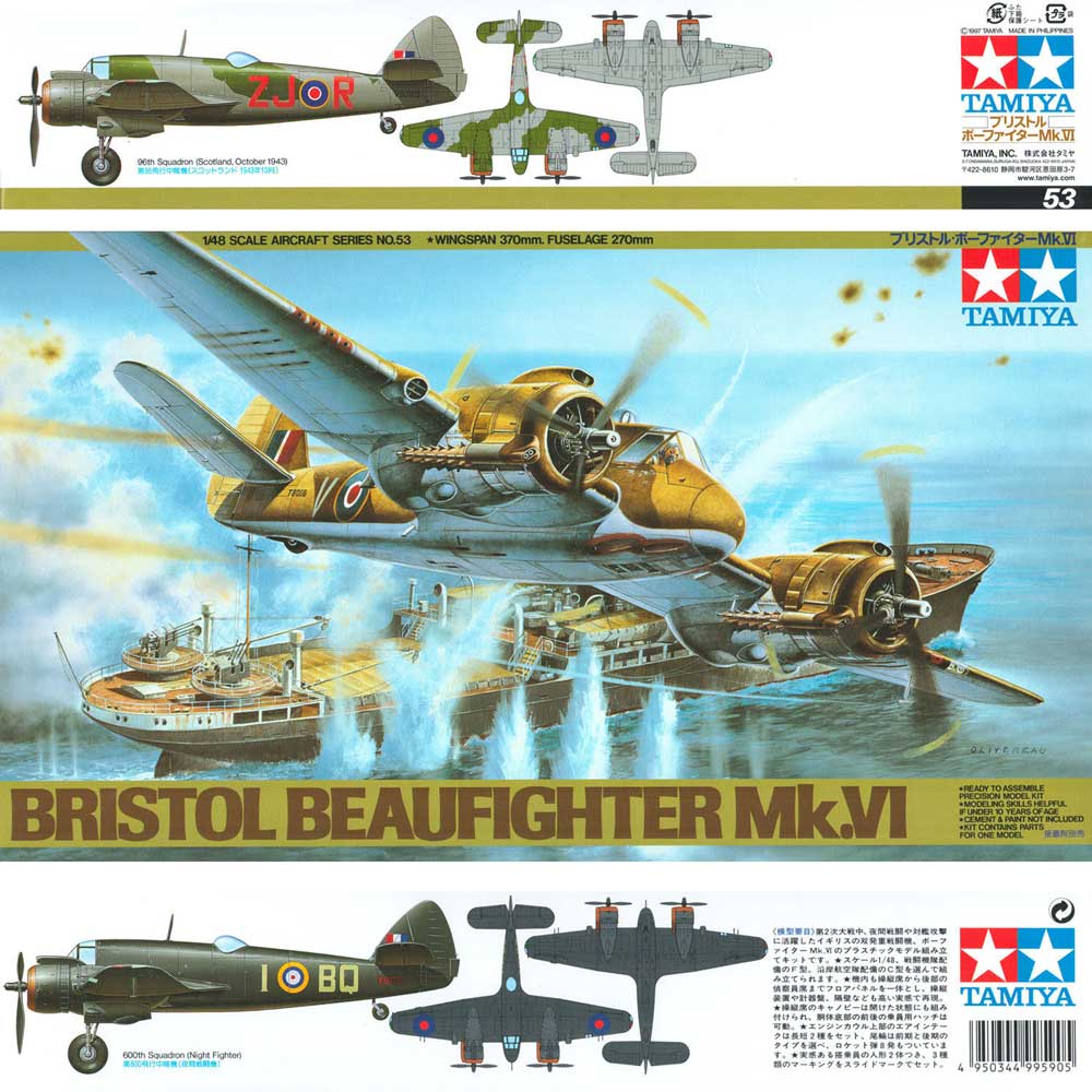 Tamiya 61053 Bristol Beaufighter Mk.VI – AMT Modellismo