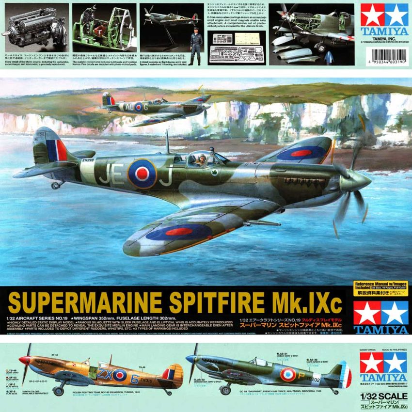 Tamiya 60319 Supermarine Spitfire Mk.IXc – AMT Modellismo