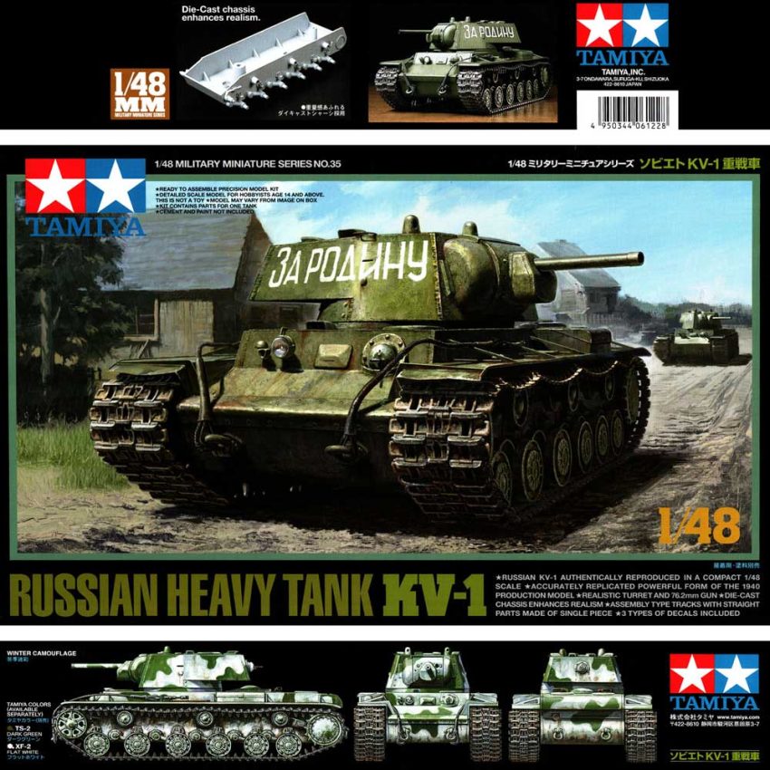 Tamiya 32535 KV-1 Russian Heavy Tank – AMT Modellismo