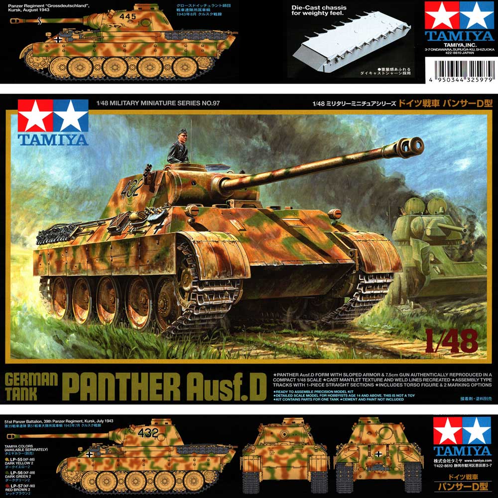 Tamiya 32597 German Tank Panther Ausf.D – AMT Modellismo