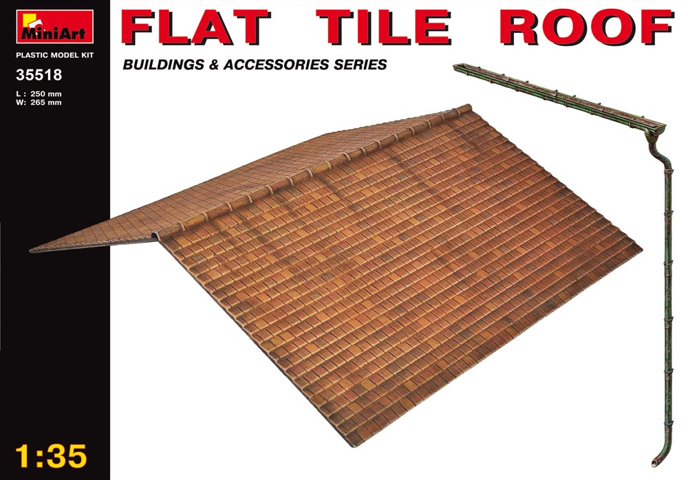 MiniArt 35518 Flat Tile Roof – AMT Modellismo