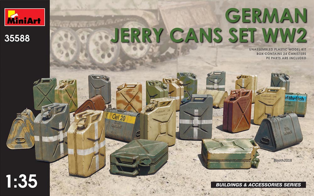 MiniArt 35588 German Jerry Cans Set Ww2 – AMT Modellismo
