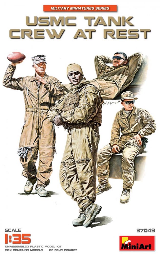MiniArt 37049 Usmc Tank Crew At Rest – AMT Modellismo