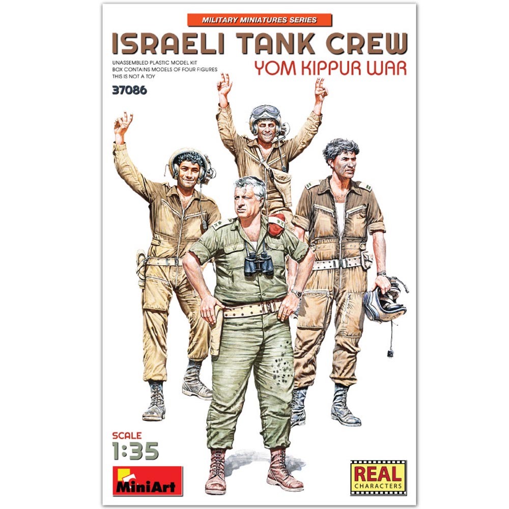MiniArt 37086 Israeli Tank Crew Yom Kippur War – AMT Modellismo
