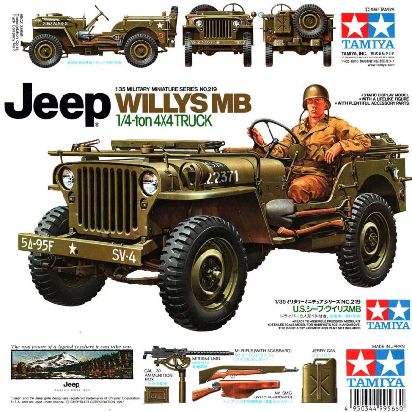 Tamiya 35219 Jeep Willys MB – AMT Modellismo