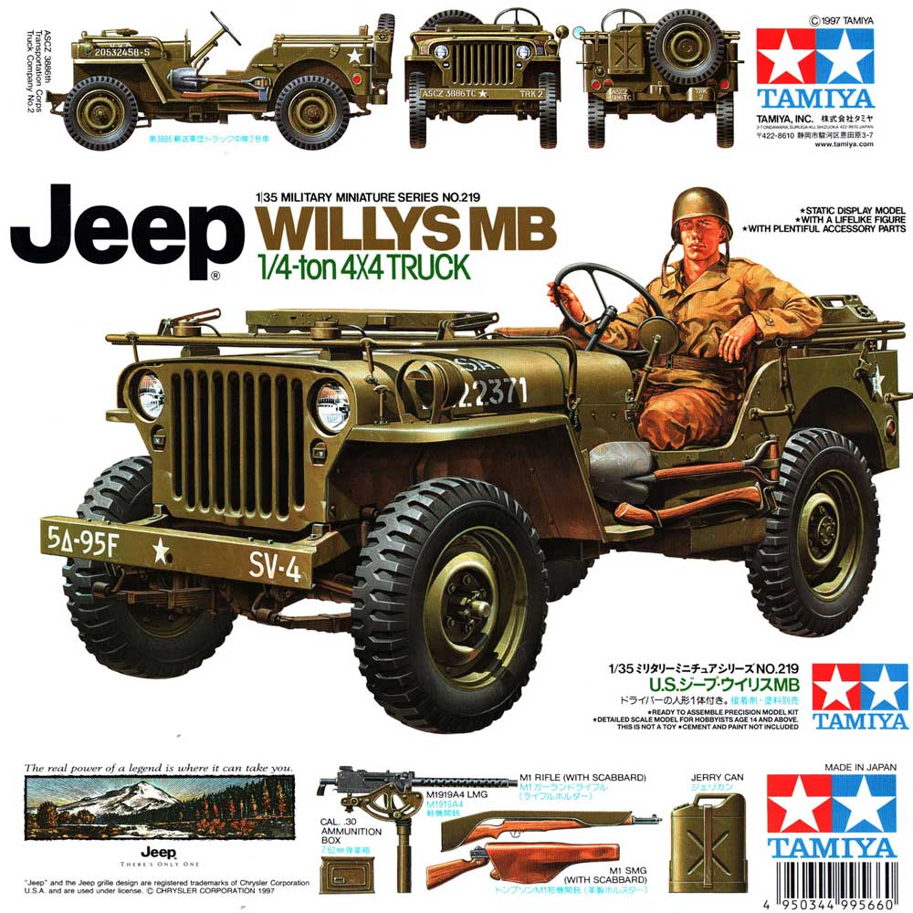 Tamiya 35219 Jeep Willys MB – AMT Modellismo