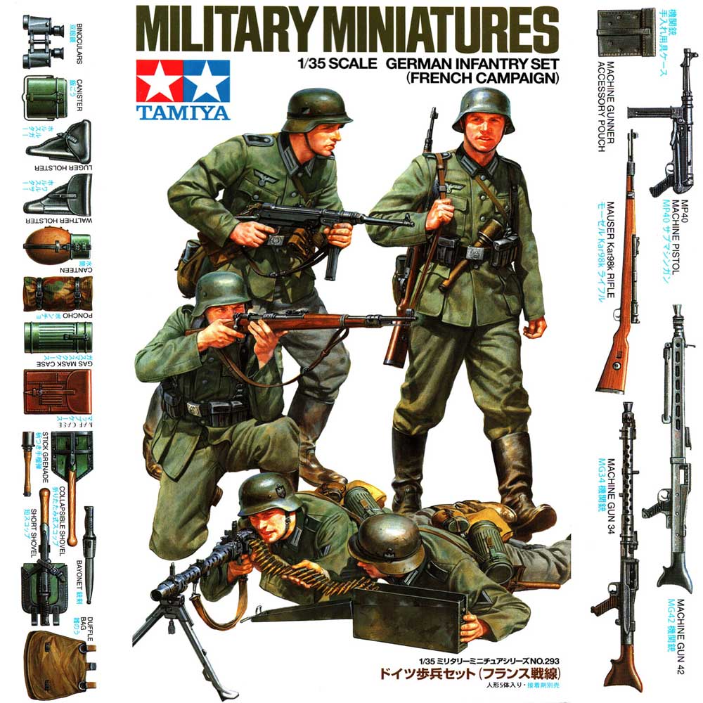 Tamiya 35293 German Infantry Set (French Campaign) – AMT Modellismo