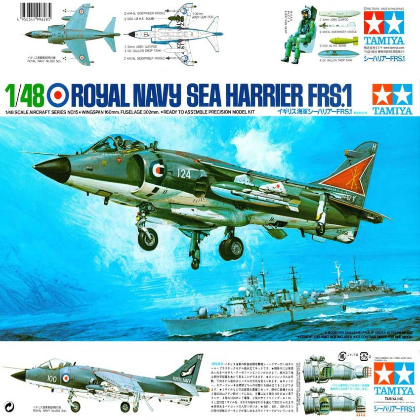 Tamiya 61026 Harrier Royal Navy – AMT Modellismo