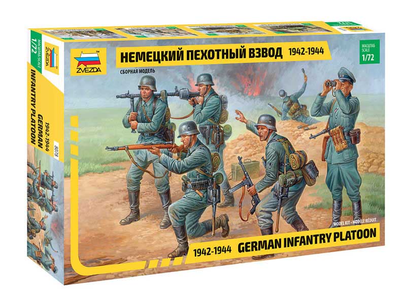 Zvezda 8078 German Infantry Wwii – AMT Modellismo