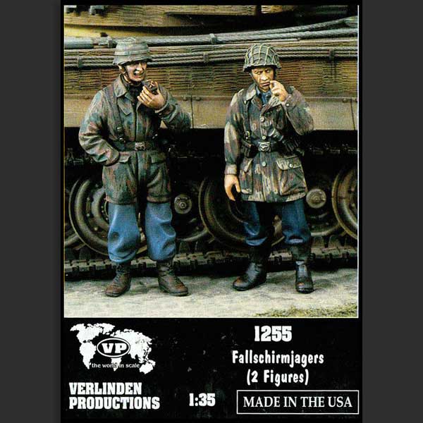 Verlinden 1255 – Paracadutisti Tedeschi (2 figure) – AMT Modellismo