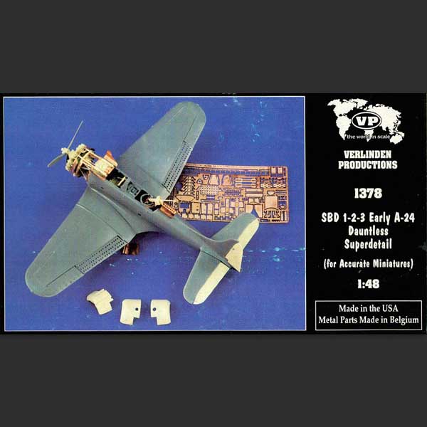Verlinden 1378 – Detail Set Dauntless (SBD-1,-2,-3/A-24) – AMT Modellismo