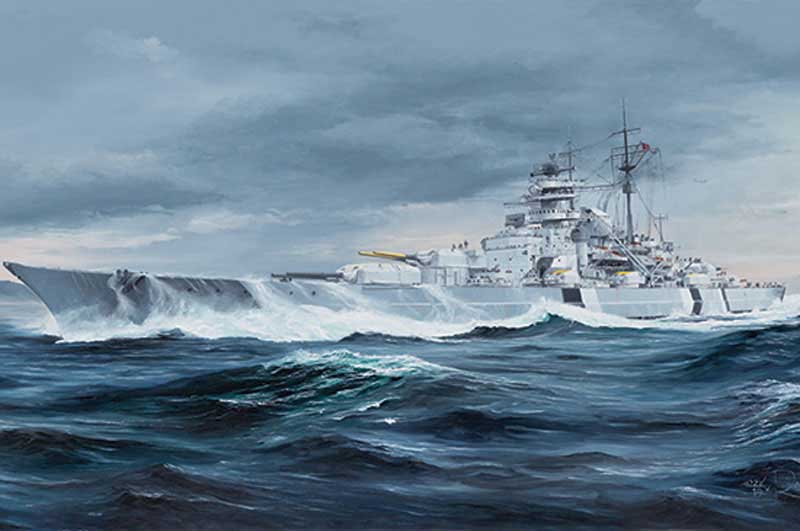 Trumpeter 05358 German Bismarck Battleship – AMT Modellismo