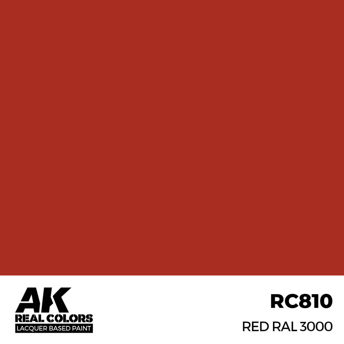 AK RC810 Red RAL 3000 – AMT Modellismo